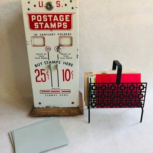 Rare U.S. Stamps Vending Machine, Vintage U.S. Postage Vending Machine ...
