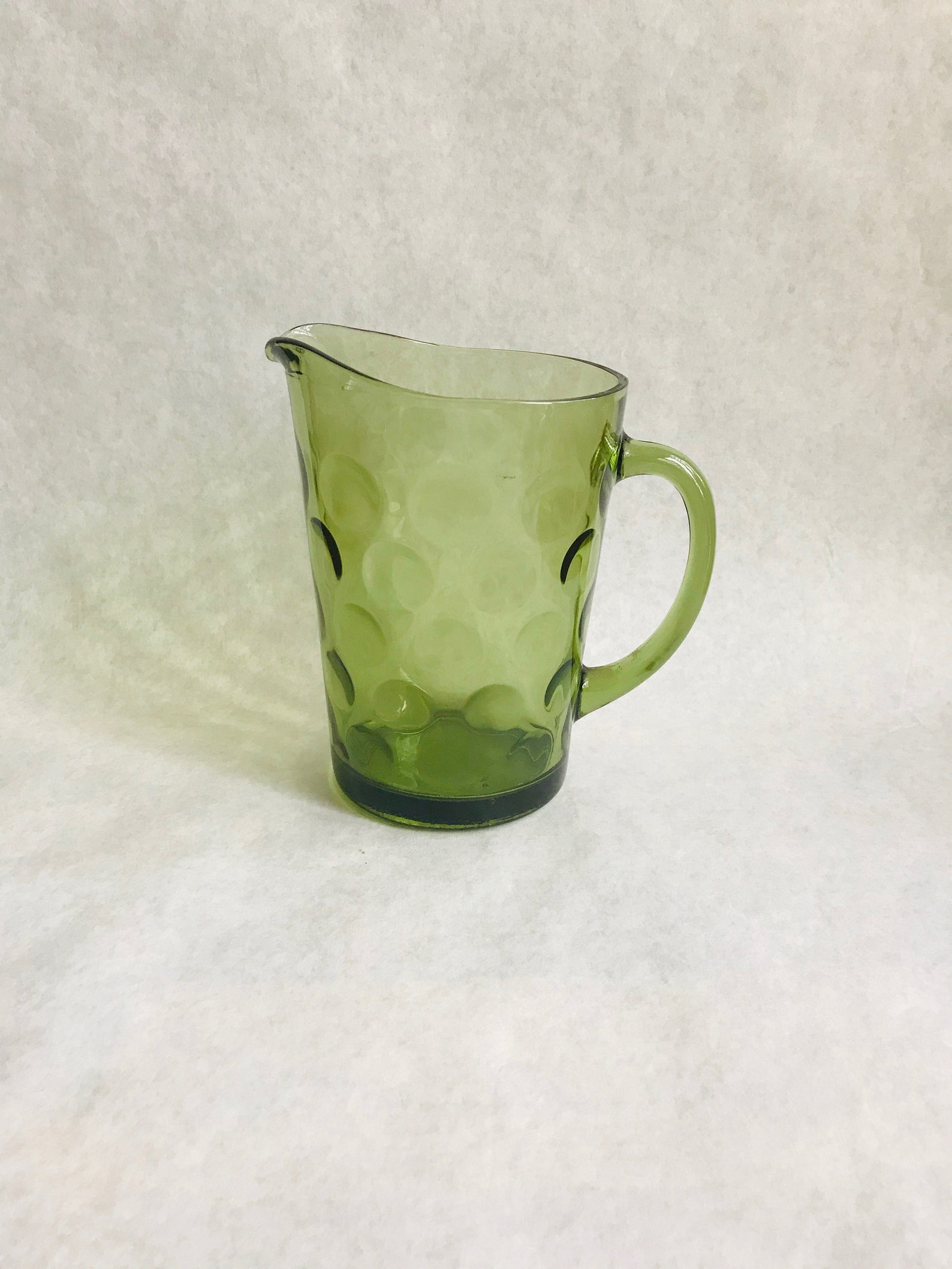 Vintage green glass pitcher Hazel Atlas green pitcher Hazel | Etsy
