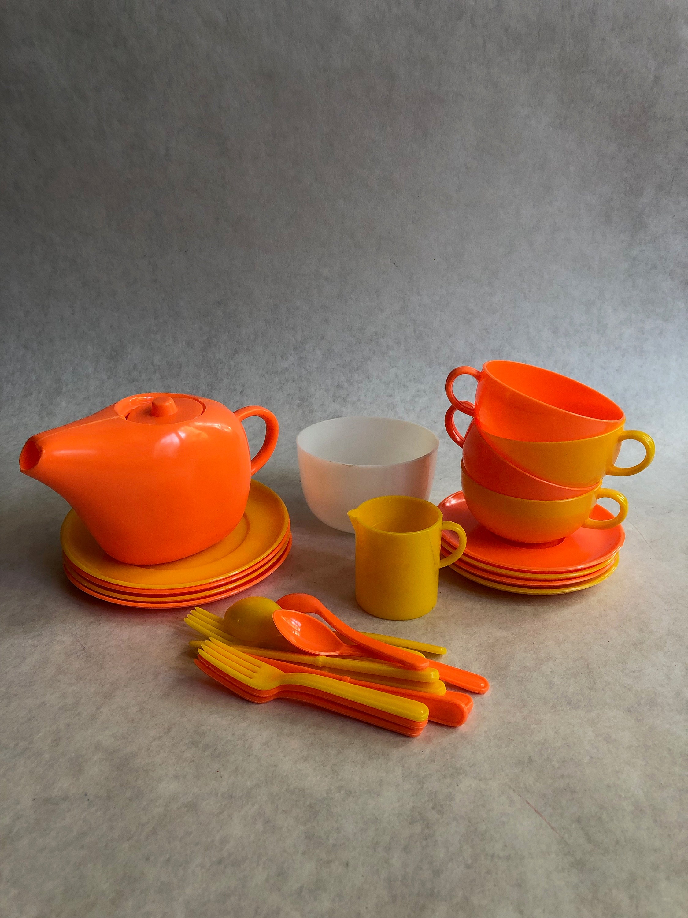 Vintage Child Fiestaware Tea Set Vintage Children's - Etsy
