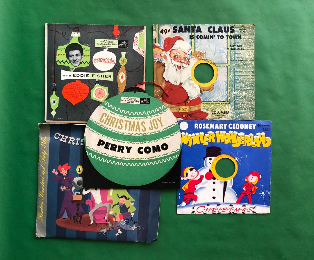 RARE MCM Holiday Record Collection, Vintage Christmas Record Collection ...