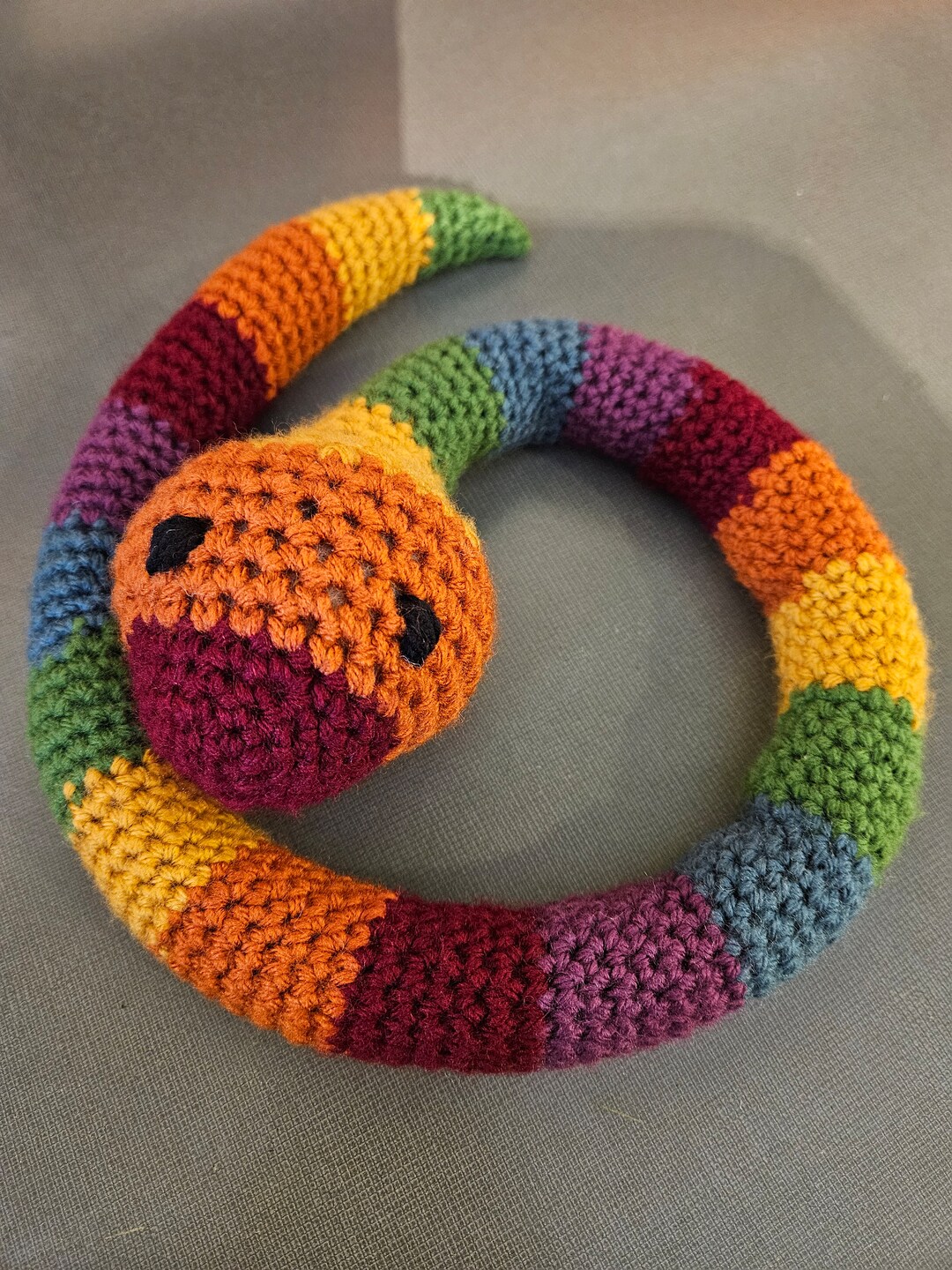 Pride Snake Plushie. - Etsy