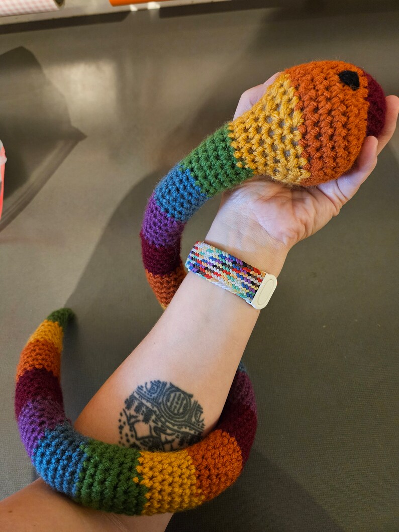 Pride Snake Plushie. - Etsy