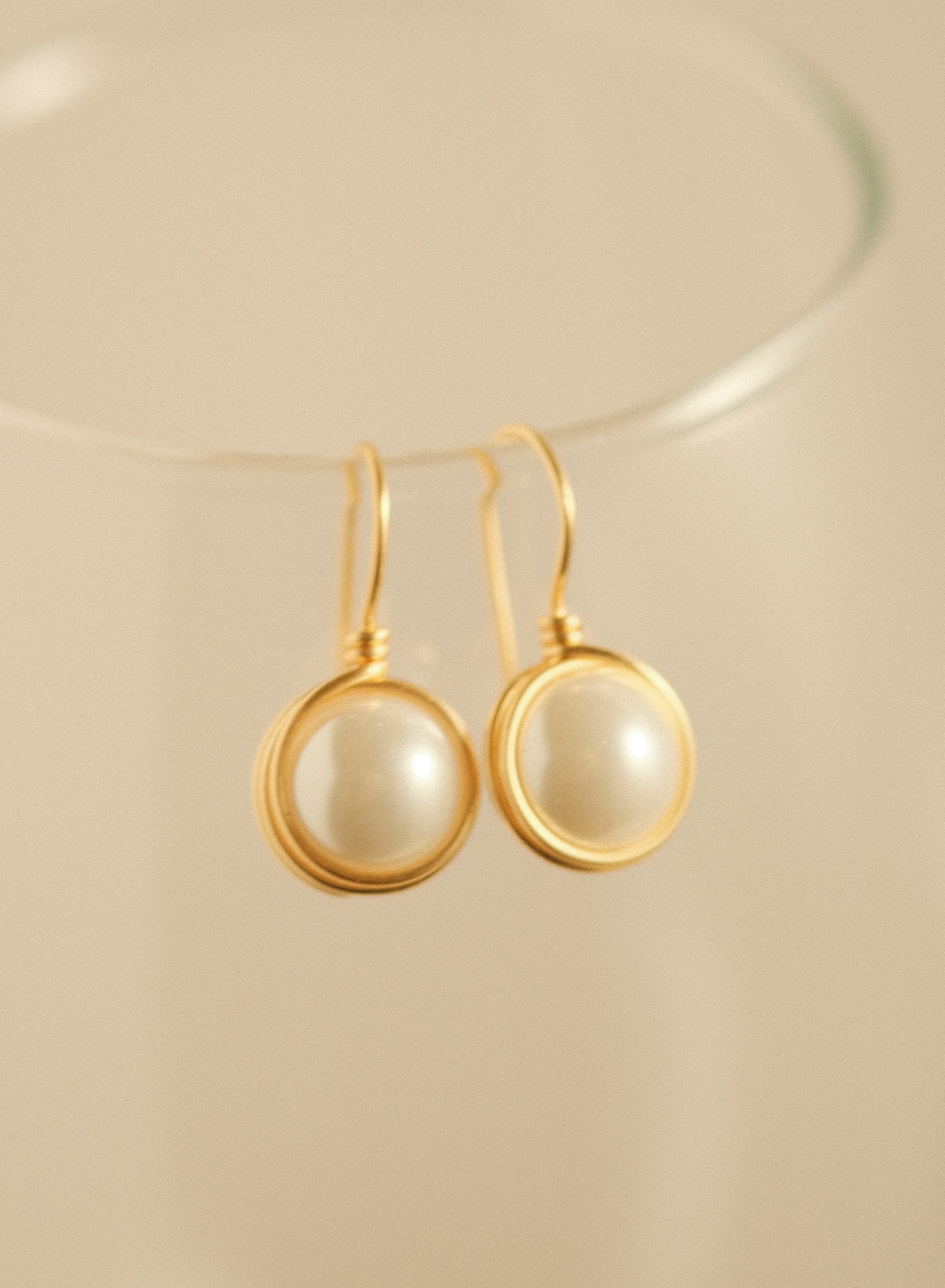Handmade PEARL EARRINGS. - Etsy