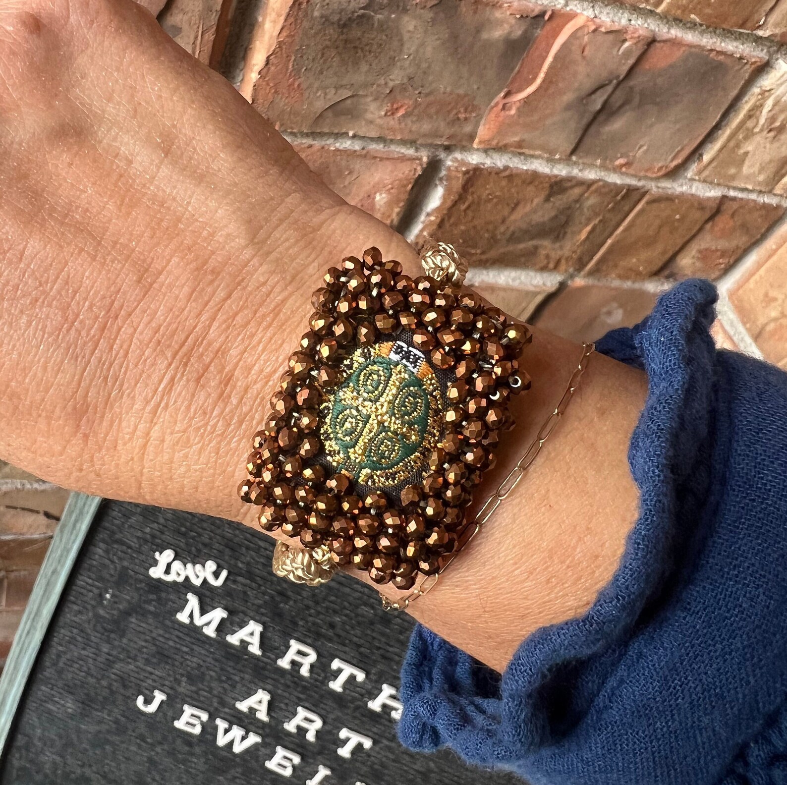 Pulsera ESCAPULARIO Hecha a Mano / Pulsera Religiosa/ Regalo Católico ...