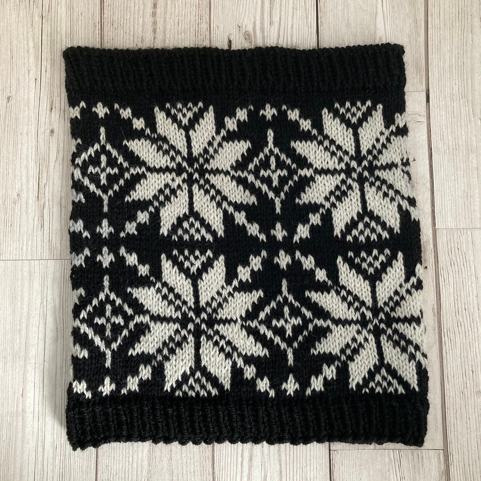 Simple Selbu Hat Cowl Knitting Pattern Stranded Colourwork Norwegian ...