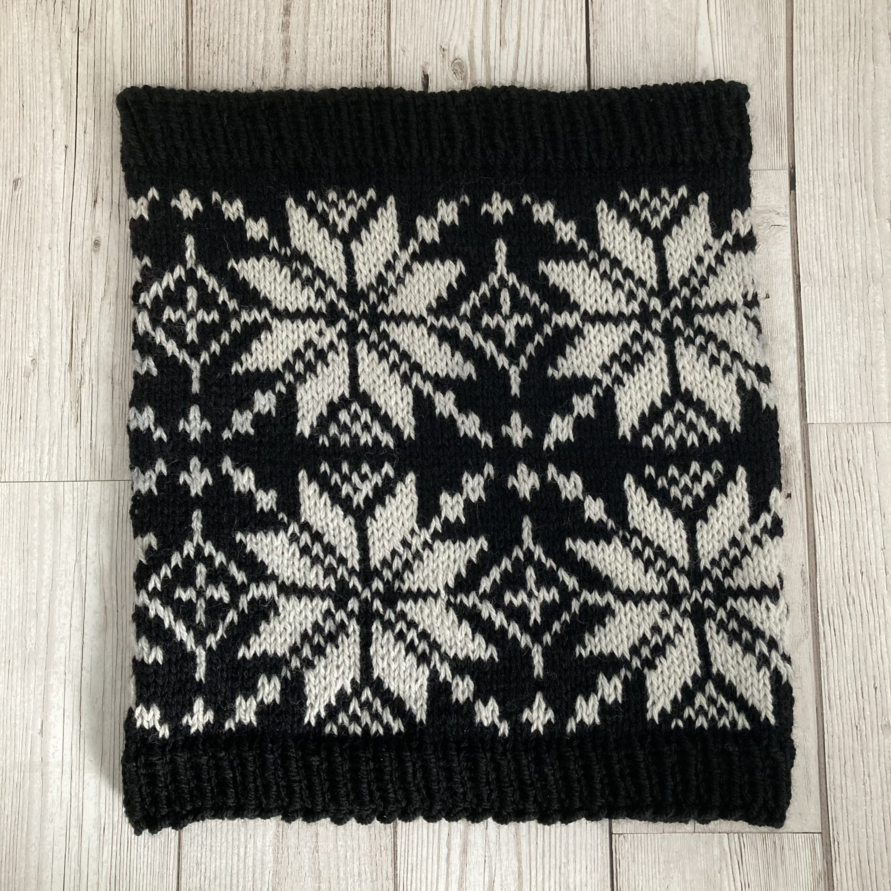 Simple Selbu Hat Cowl Knitting Pattern Stranded Colourwork - Etsy