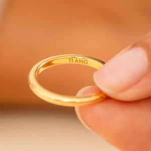 Engraved Ring - Etsy