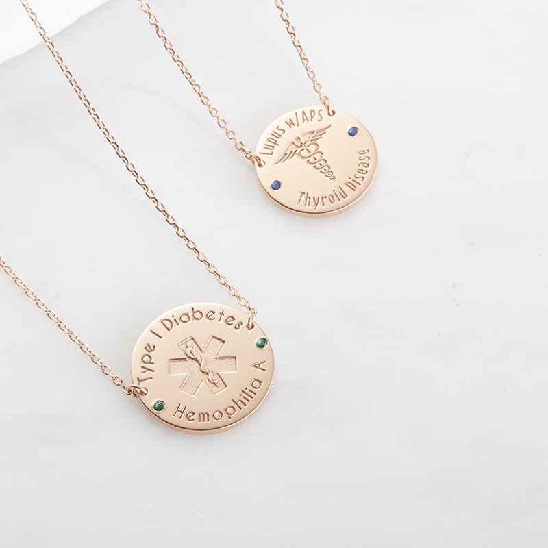 Medical Id Necklace - Etsy