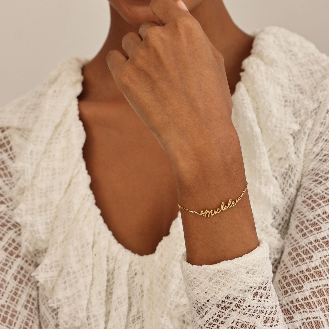 Handwritten Name| Actual Handwriting Bracelet| Handwriting Bracelet ...