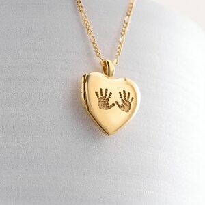 Fingerprint- Handwriting Locket Necklace by Codeblue Jewelry | Heart ...