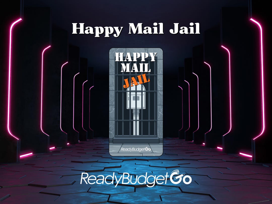 HAPPY MAIL JAIL Box Savings Challenge for No Spend - Etsy