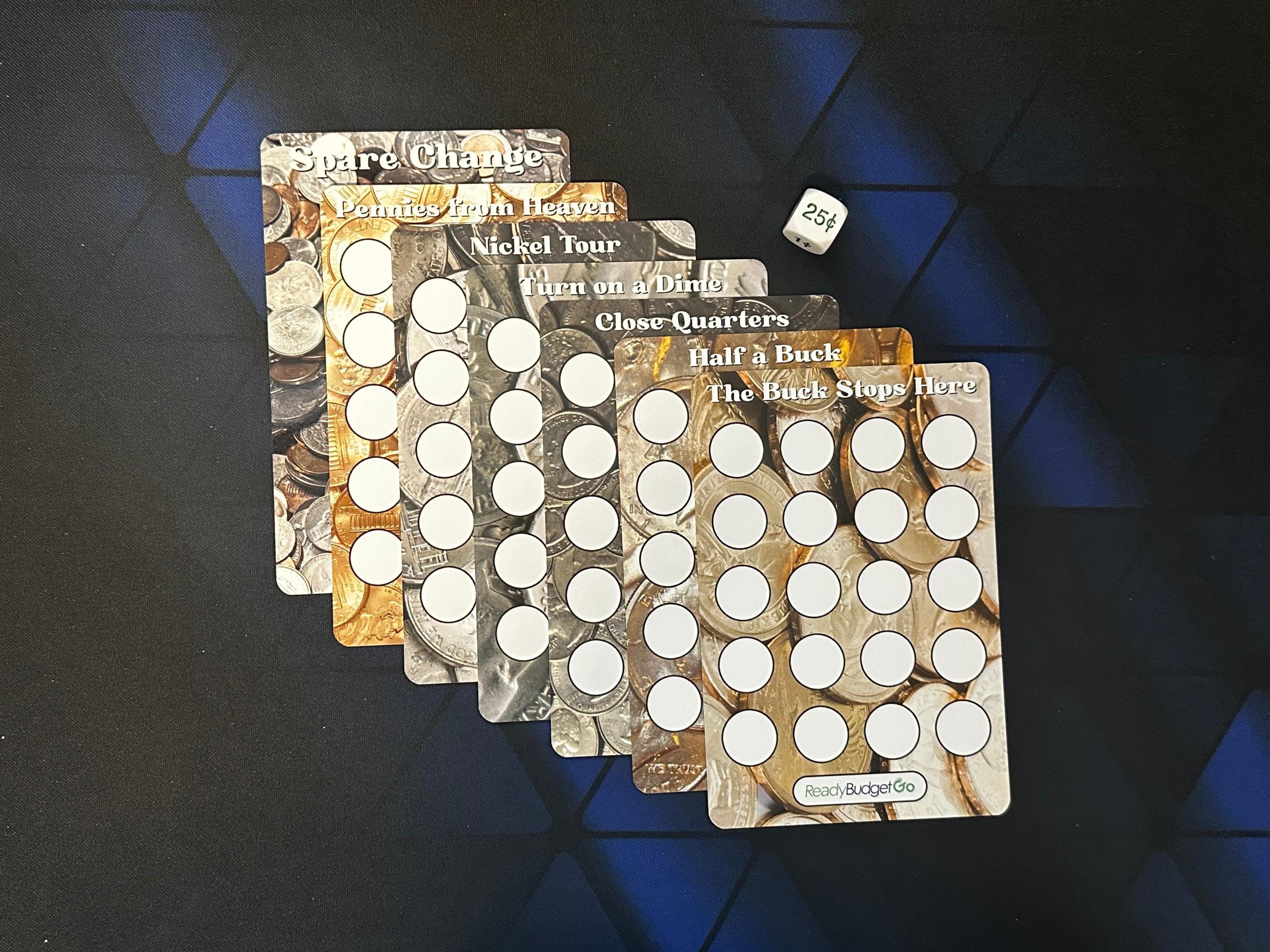 SPARE CHANGE 4x6 Mini Micro and Nano Coin Savings Challenges - Etsy