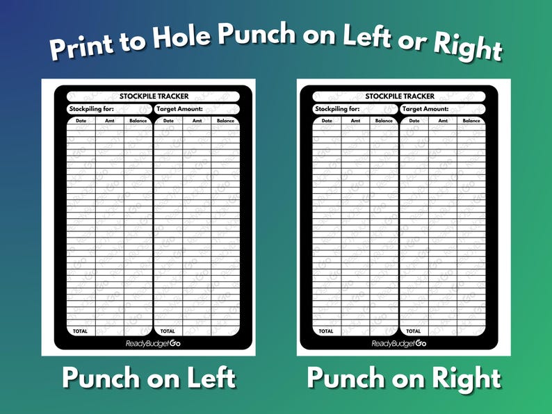 Sinking Funds Stockpile Tracker Worksheet Cash Planning Budgeting ...