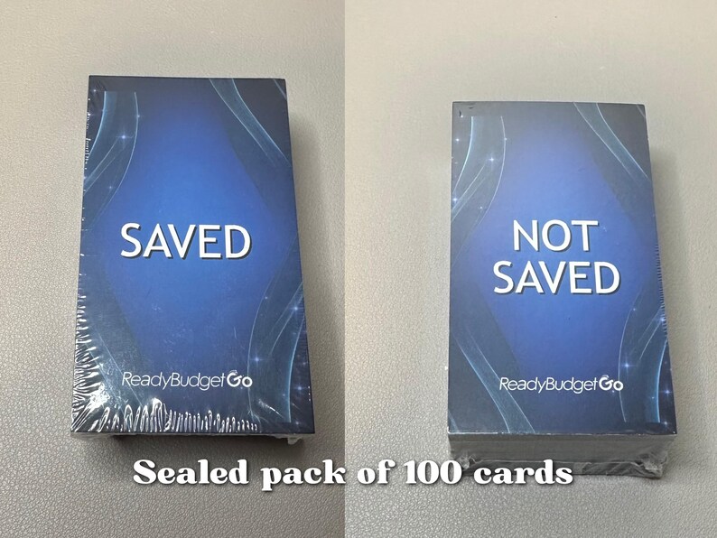 CASH ENVELOPE CHALLENGE Placeholders: Business Card Size, 100-pack - Etsy
