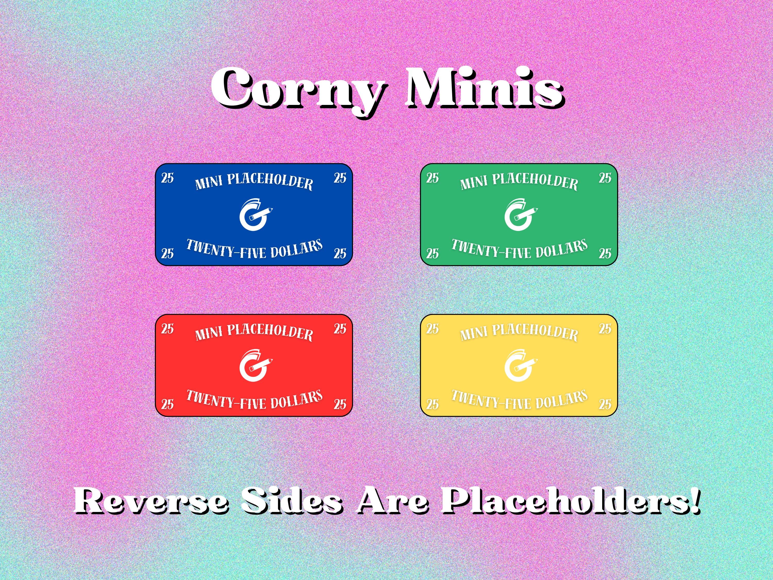 CORNY SAYINGS A6 Mini Savings Challenges and Placeholders Set PHYSICAL ...