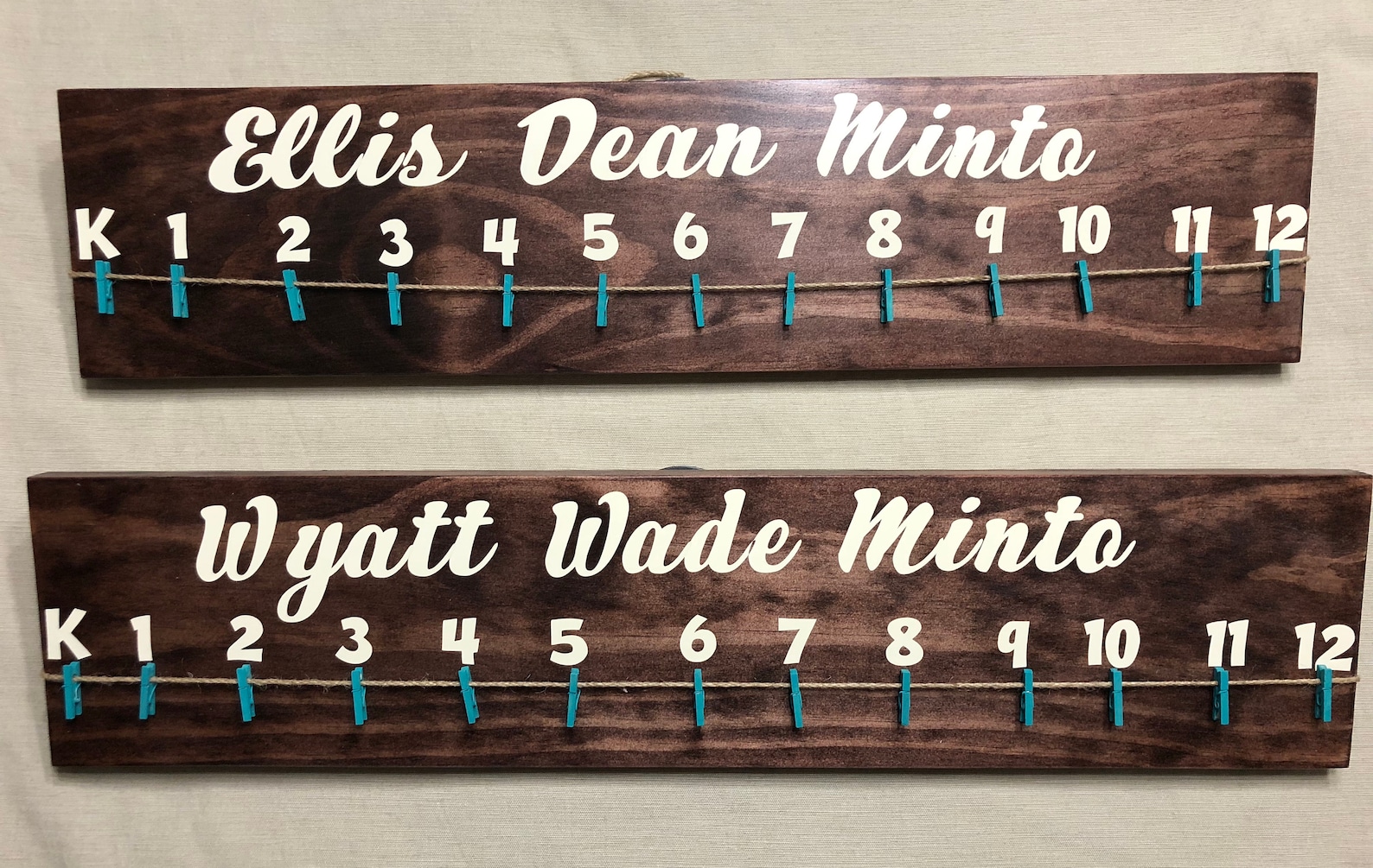 Personalized School Photo Display, School Years Photo Display, K-12 ...