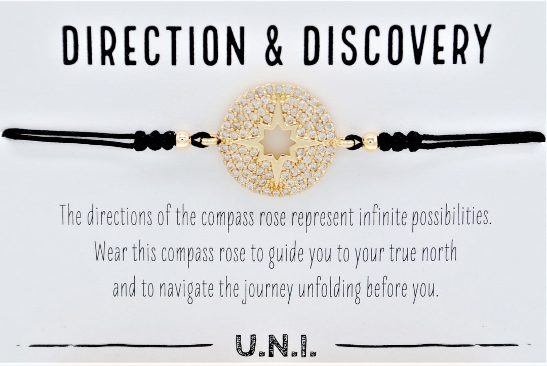 Direction and Discovery Bracelet • Gift for Her, Wife, Best Friend ...