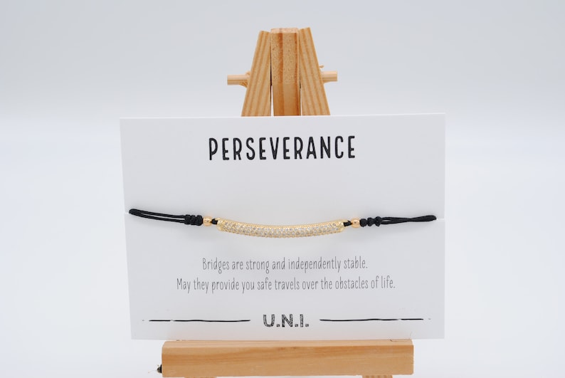 Perseverance Bracelet • Jewelry for Women • Gold • Gift for Her, Wife ...