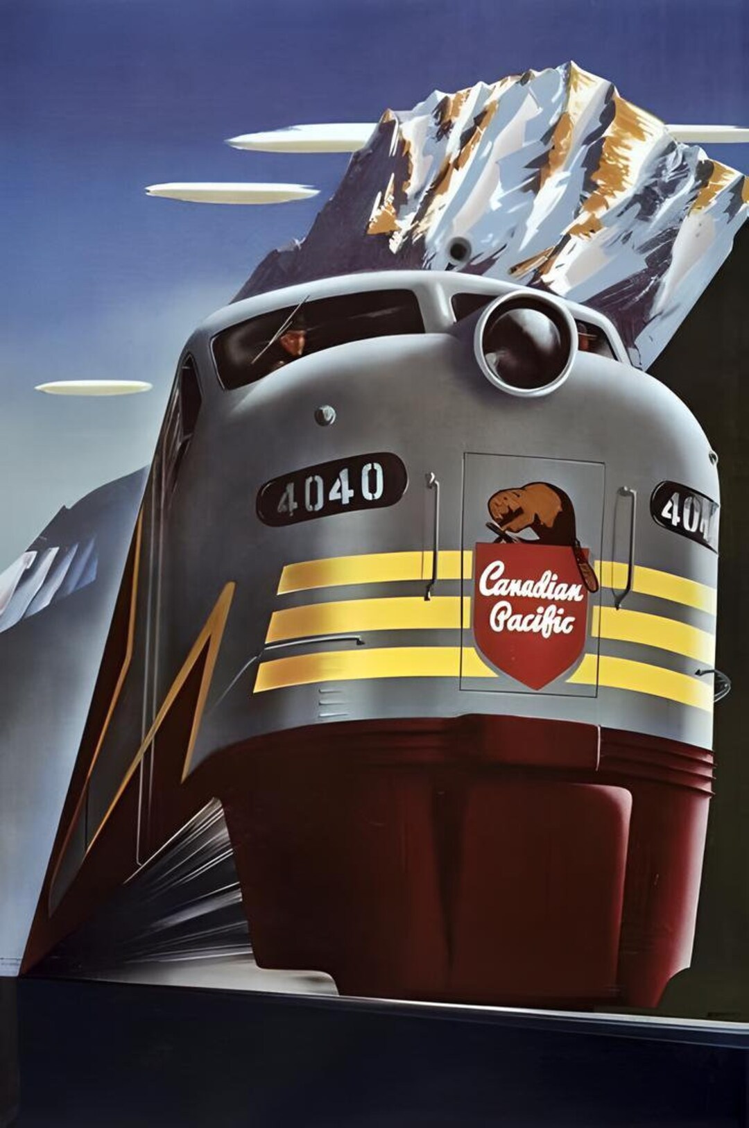 Canadian Pacific Train Travel Poster 24x36 Inches | Travel - Etsy