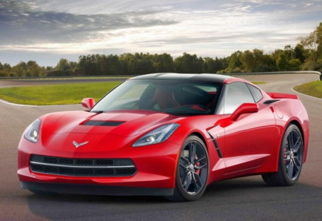2014 Chevy Corvette C7 Stingray Red | Poster | 24x36 Inches - Etsy