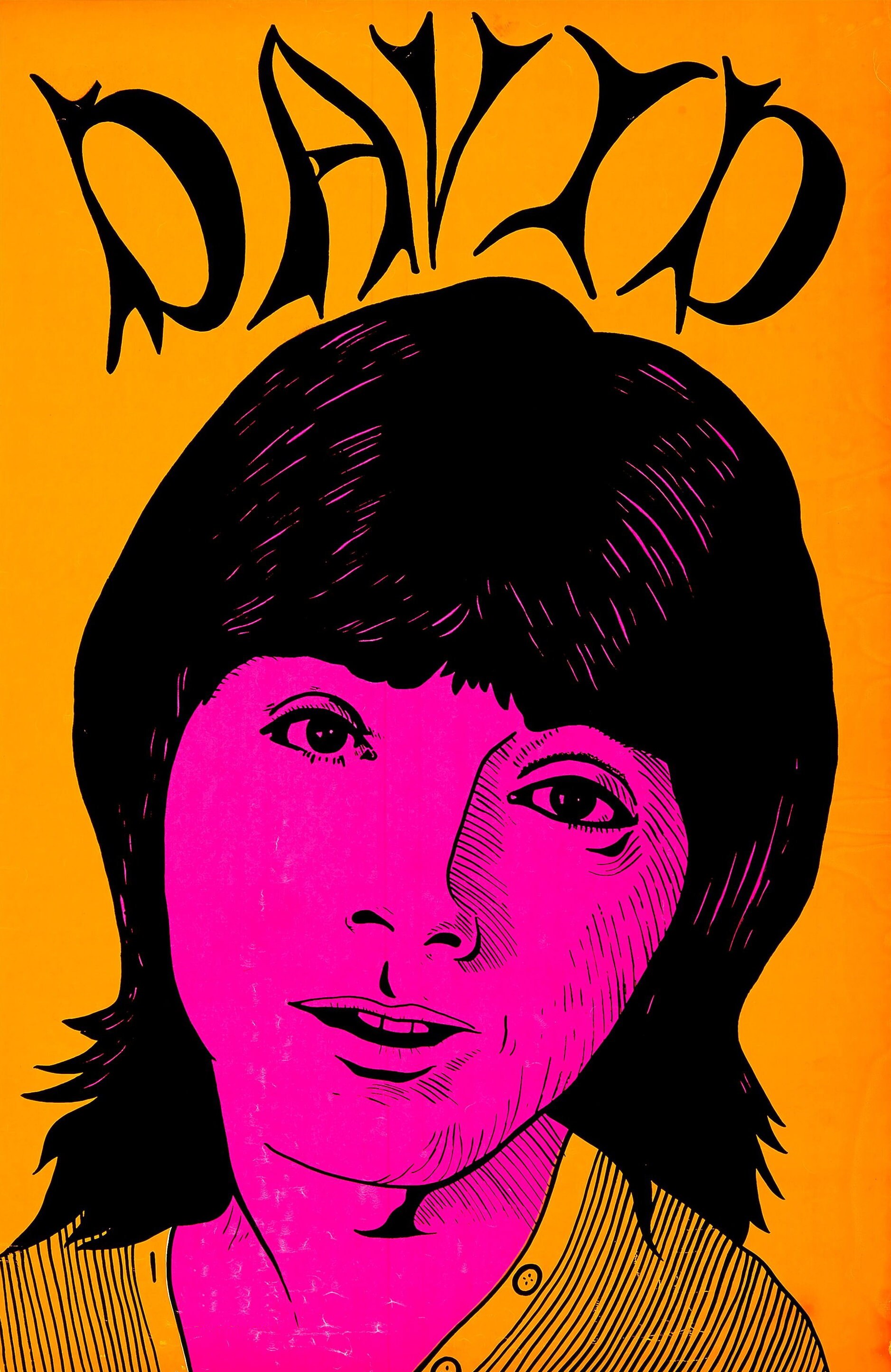 David Cassidy Poster 24x24 Inches Looks Like a Black Light - Etsy