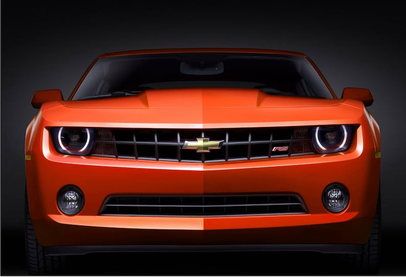 2011 Chevrolet Camaro Front Profile Poster 24x36 Inches - Etsy