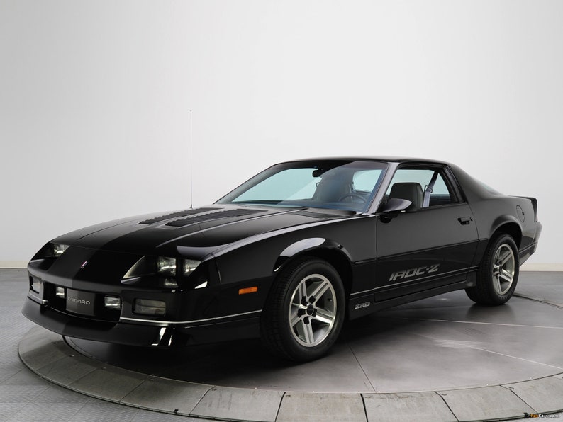 1985 Chevy Camaro IROC-Z black Poster 24x36 Inches - Etsy