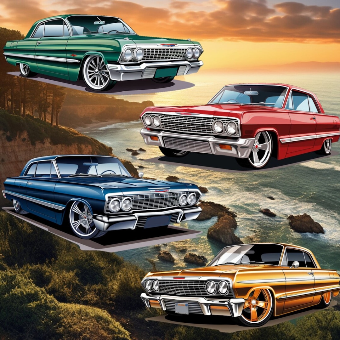 Chevy Impala Low Riders - the Original Low Rider | Poster 24x36 Inches ...