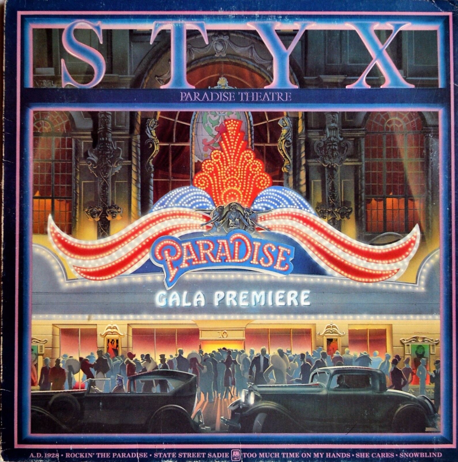 Styx Paradise Theater Album Cover Poster 24 X 24 Inches - Etsy