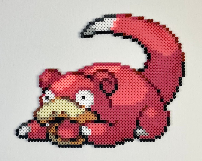 Pokémon Slowpoke Perler Bead Art - Etsy