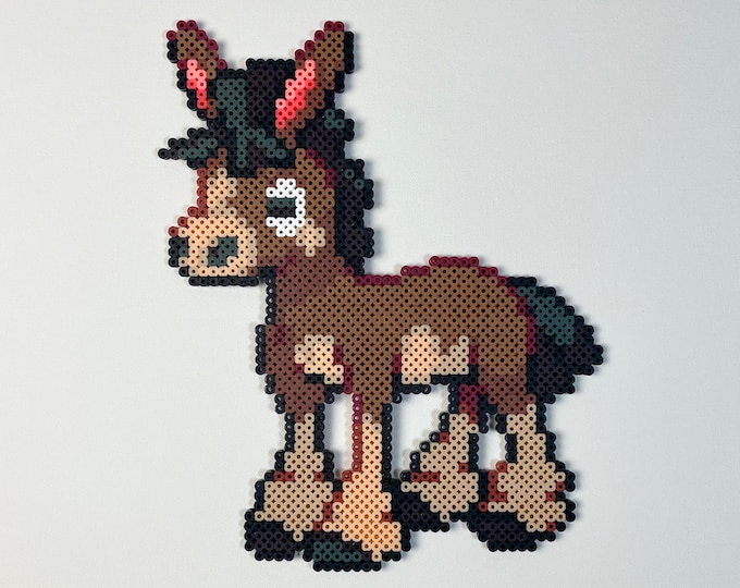 Pokémon Mudbray Perler Bead Art - Etsy
