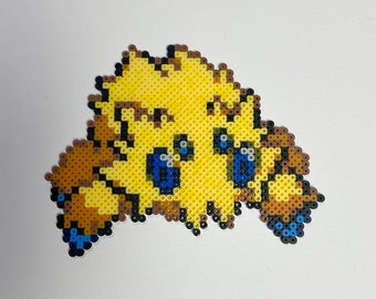 Pokémon Slugma Perler Bead Art - Etsy