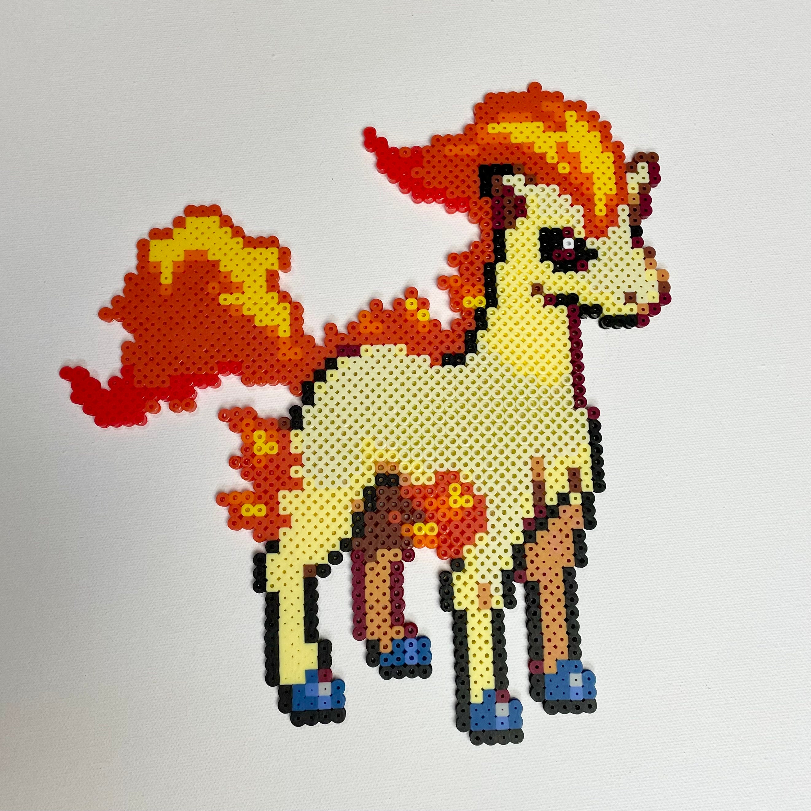 Pokémon Ponyta Perler Bead Art - Etsy Australia