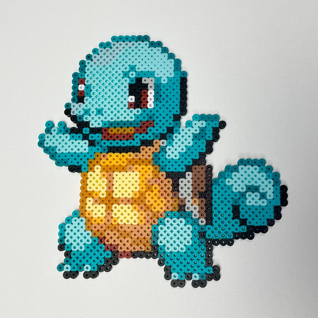 Pokémon Squirtle Perler Bead Art - Etsy