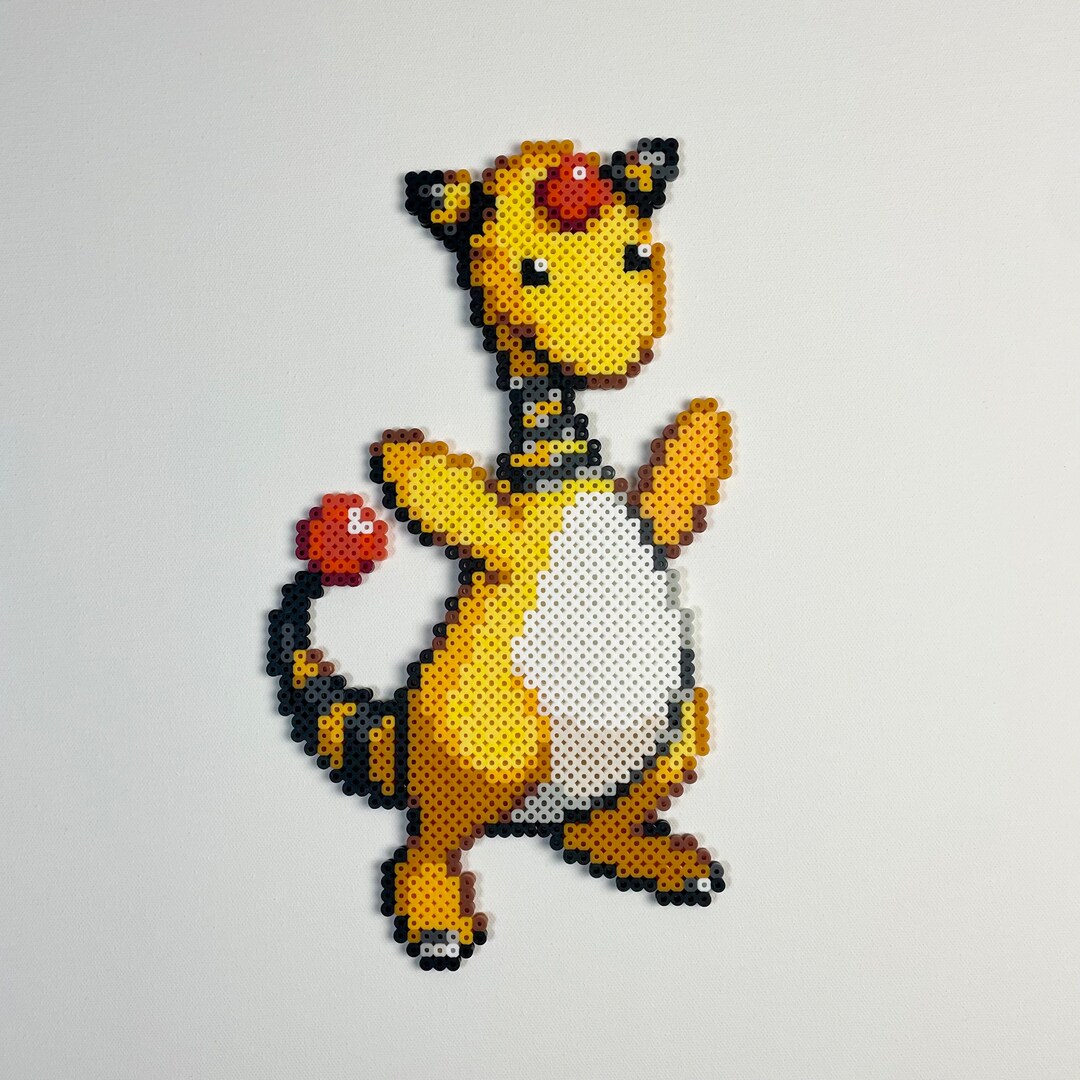 Pokémon Ampharos Perler Bead Art - Etsy
