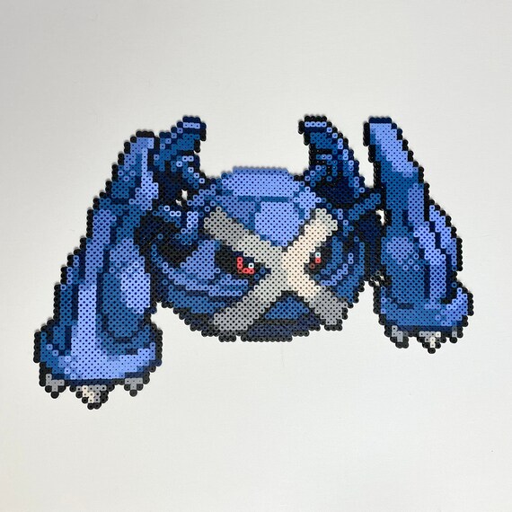 Pokémon Metagross Perler Bead Art - Etsy Finland