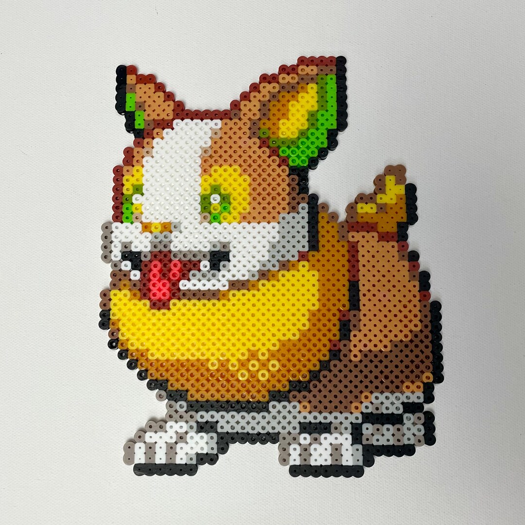 Pokémon Yamper Perler Bead Art - Etsy