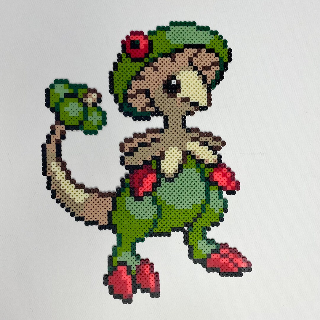 Pokémon Breloom Perler Bead Art - Etsy