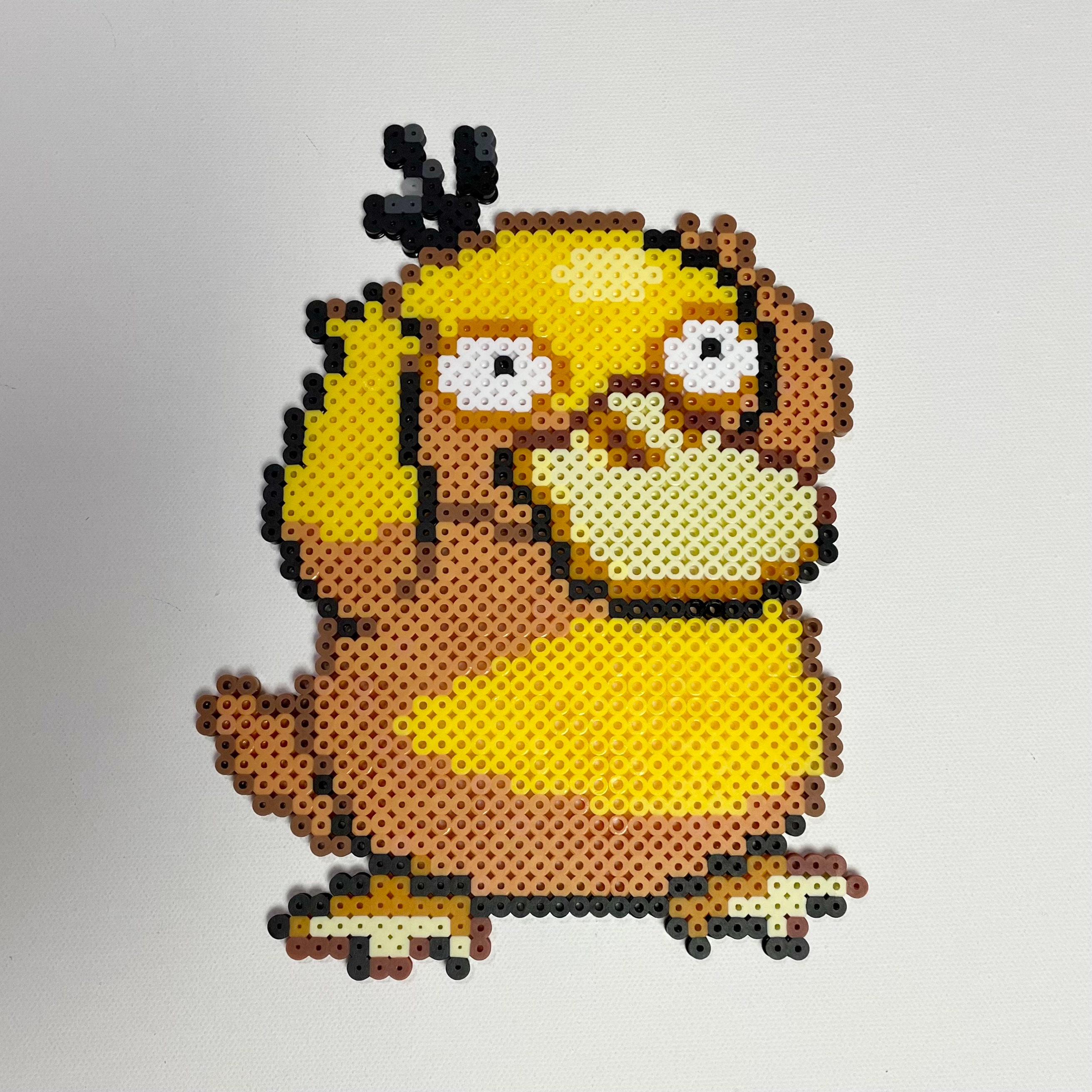 Pokémon Psyduck Perler Bead Art - Etsy UK Pokémon Psyduck Perler Bead Art - Etsy UK