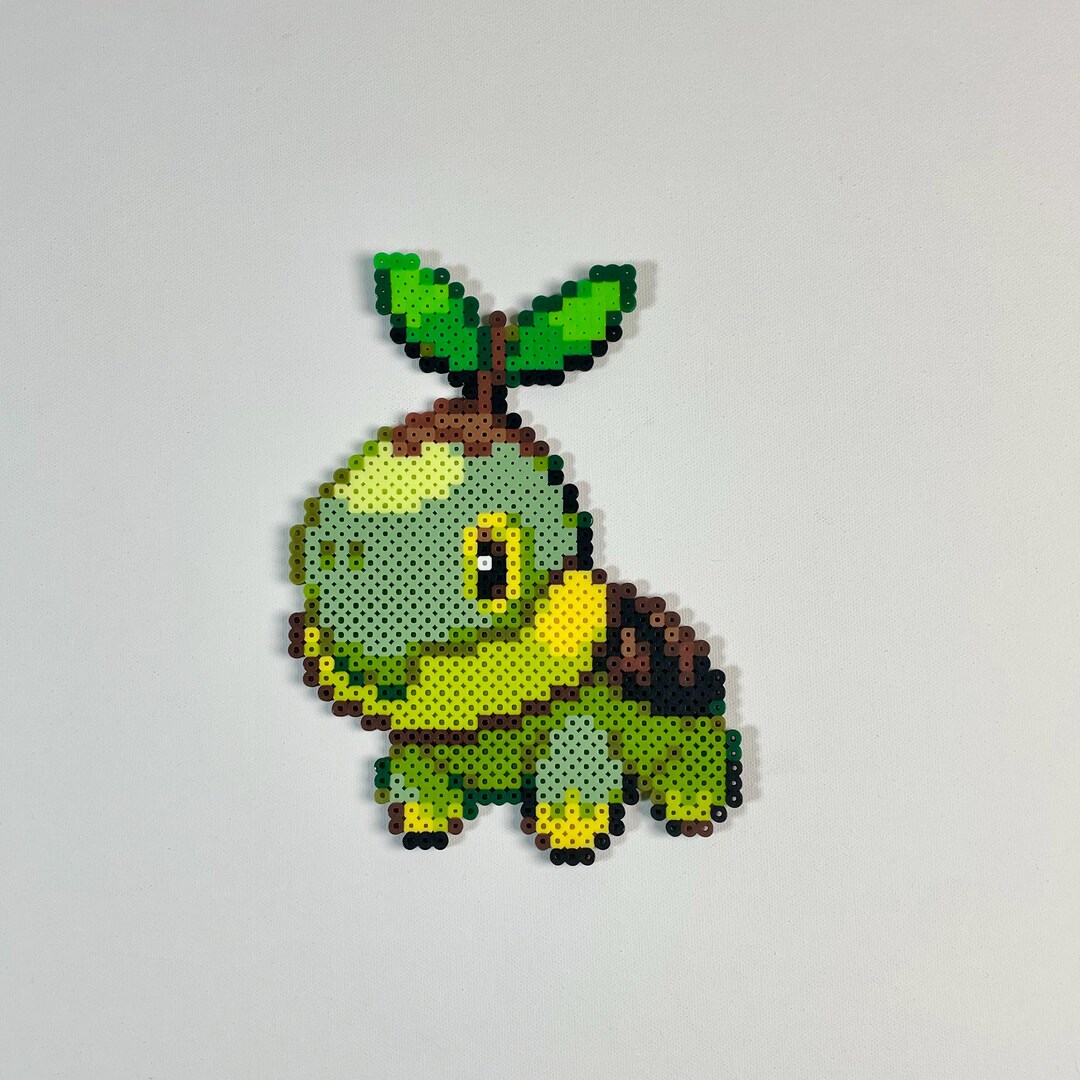 Pokémon Turtwig Perler Bead Art - Etsy