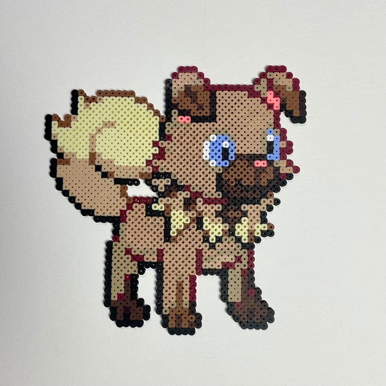 Pokémon Rockruff Perler Bead Art - Etsy
