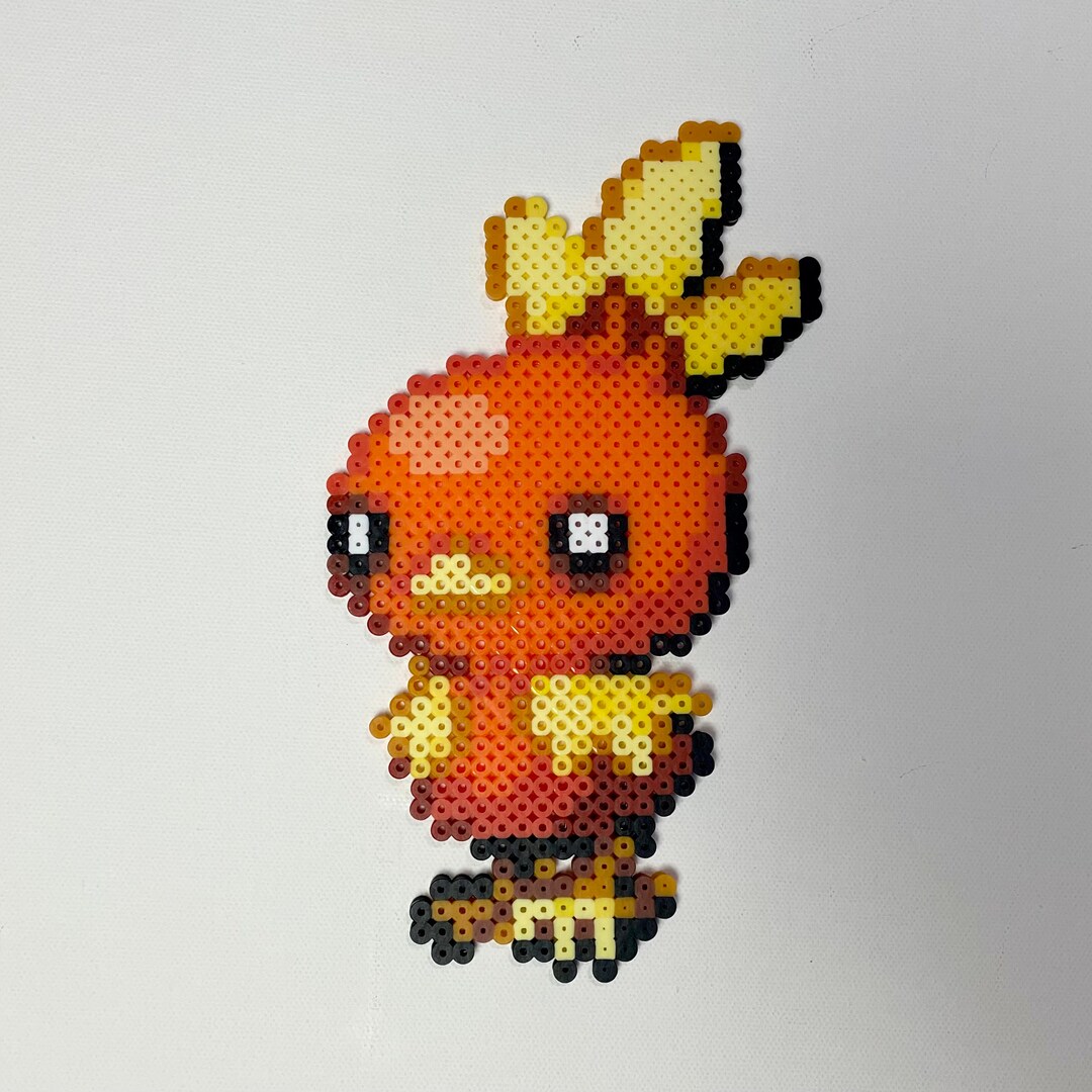 Pokémon Torchic Perler Bead Art - Etsy