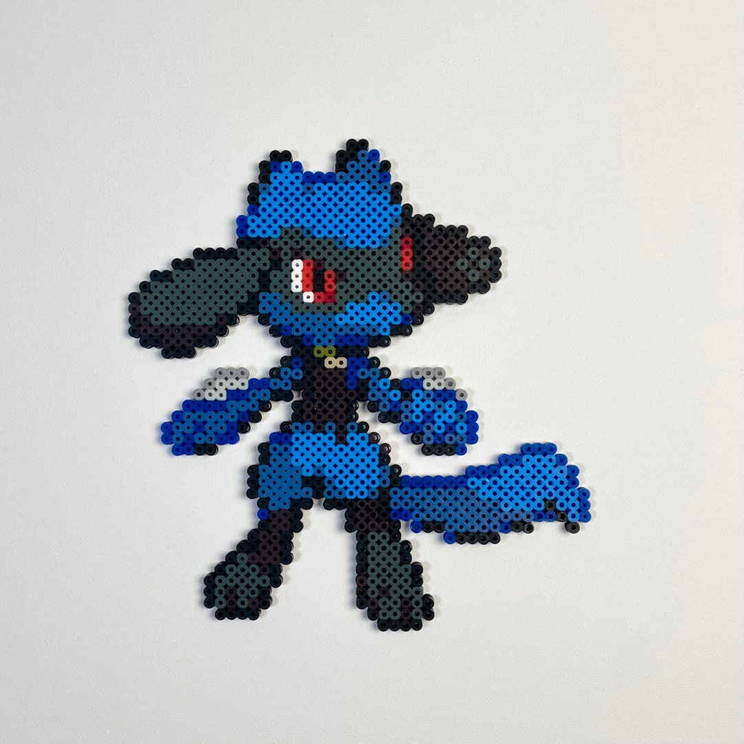 Pokémon Riolu Perler Bead Art - Etsy