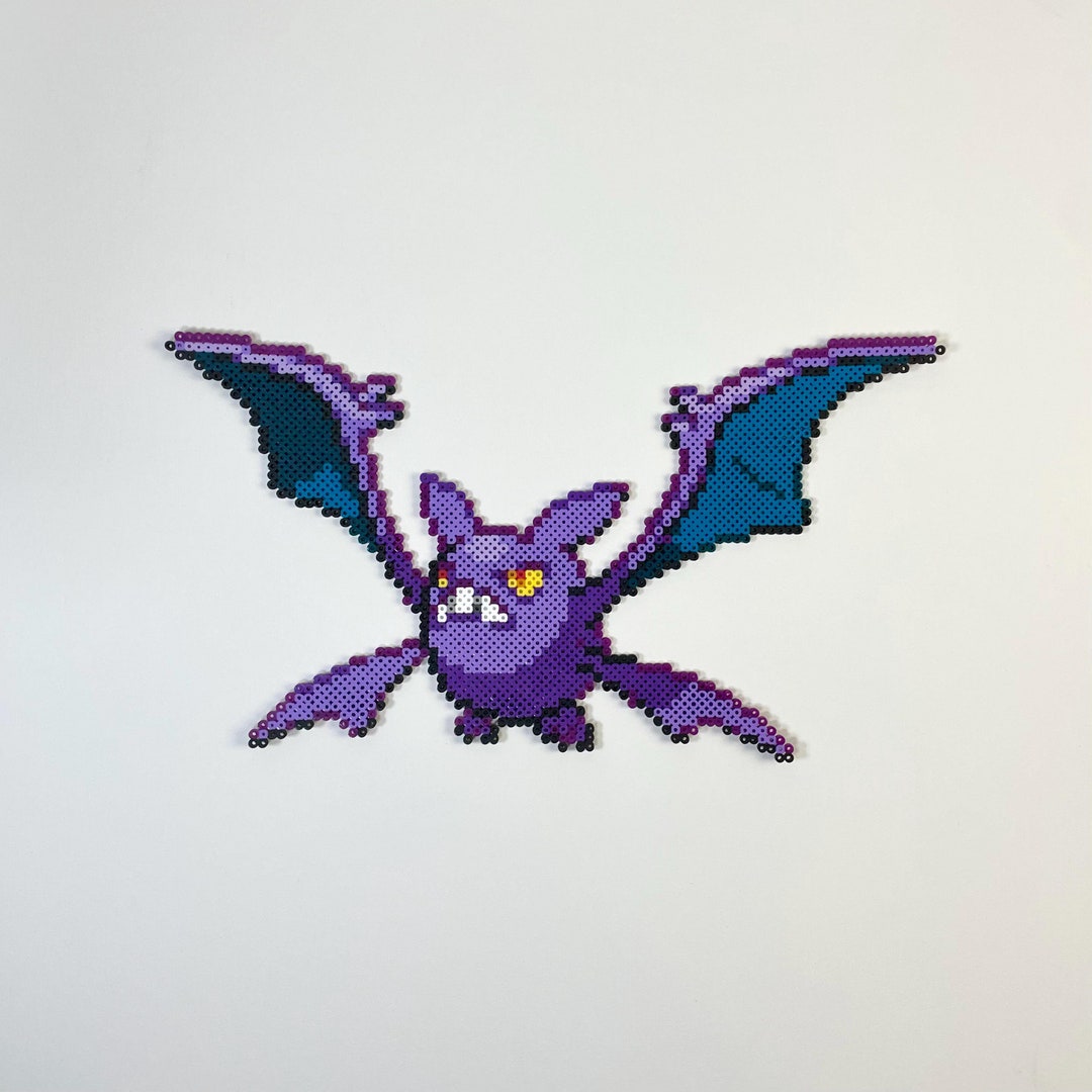 Pokémon Crobat Perler Bead Art - Etsy