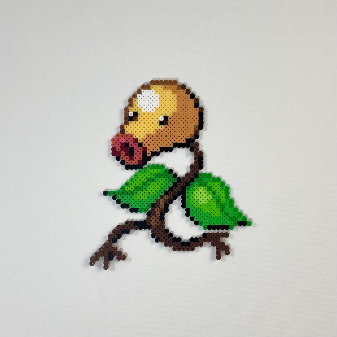 Pokémon Bellsprout Perler Bead Art - Etsy