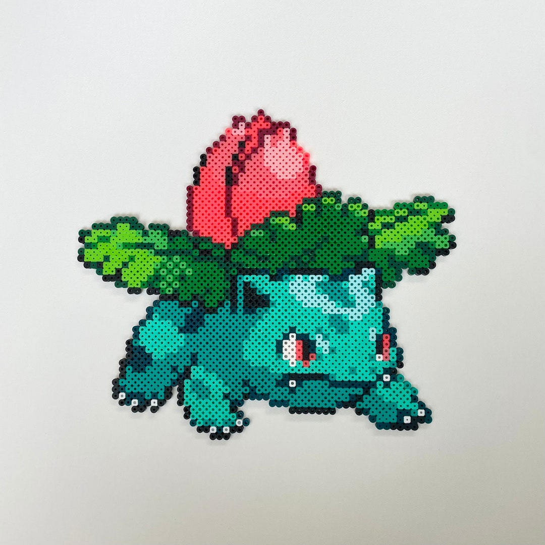 Pokémon Ivysaur Perler Bead Art - Etsy