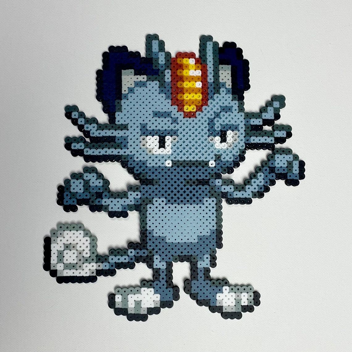 Pokémon Alolan Meowth Perler Bead Art - Etsy
