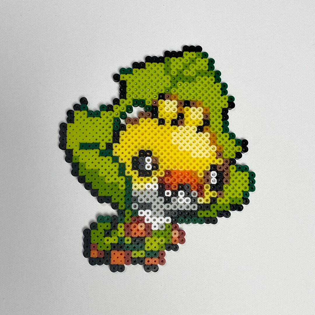 Pokémon Sewaddle Perler Bead Art - Etsy