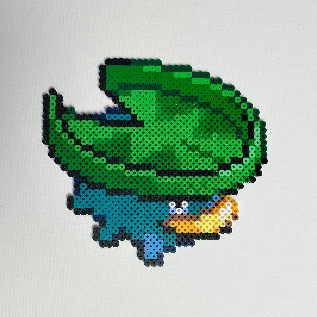 Pokémon Lotad Perler Bead Art - Etsy
