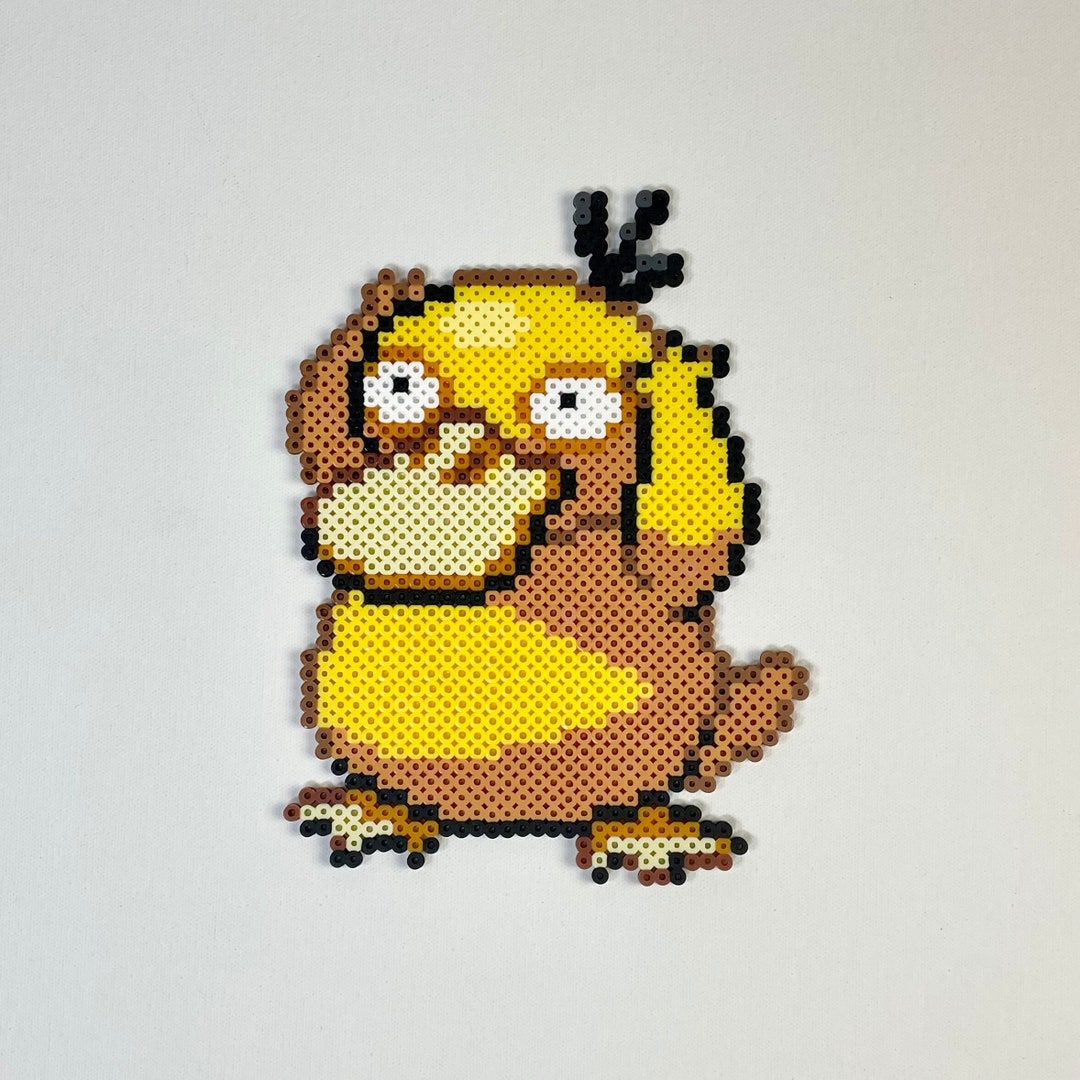 Pokémon Psyduck Perler Bead Art - Etsy